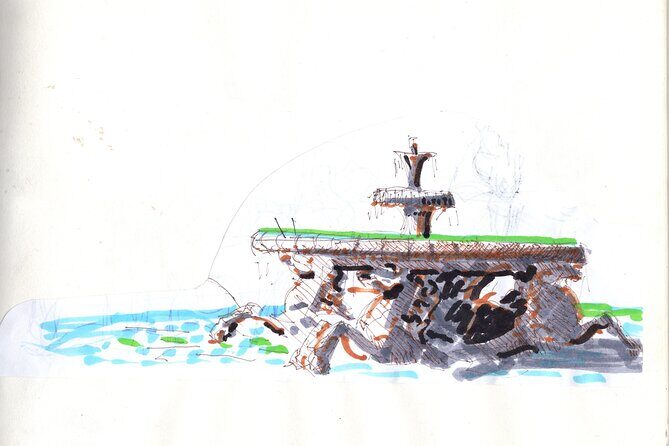 Sketching in Rome Villa Borghese Private lesson with Guido - The Experience Breakdown