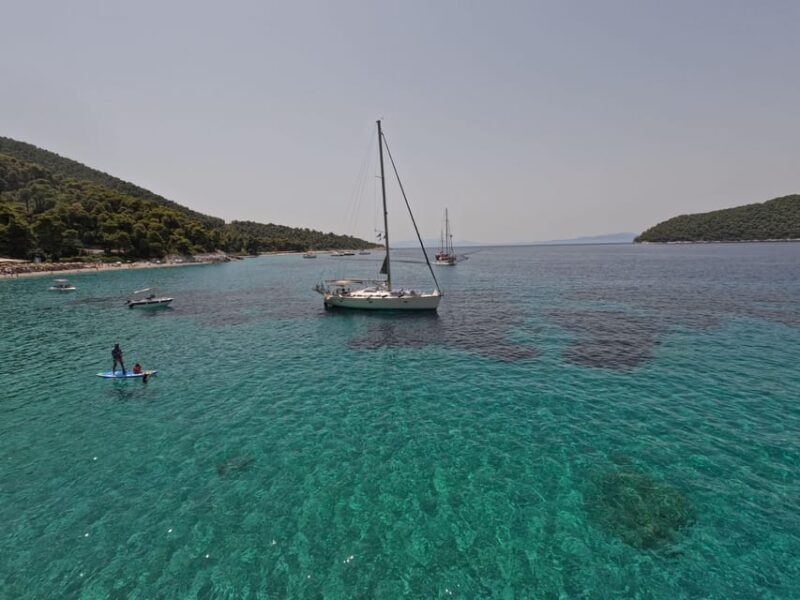 Skiathos: day sailing trip with swim stops and lunch - FAQs