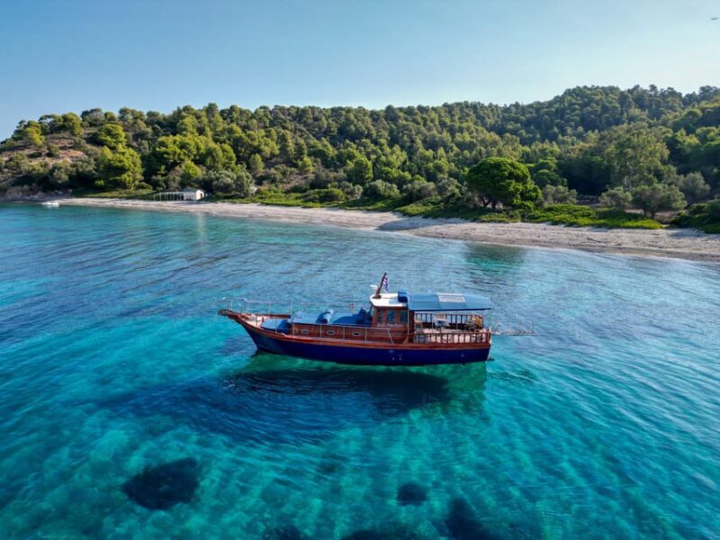 Skiathos: Traditional Boat Cruise with Swim Stops & Lunch - Swim and Snorkel in Turquoise Waters