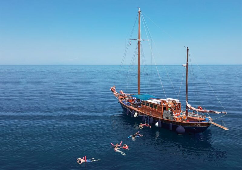 Skiathos: Wooden Sailboat Full- or Half-Day Trip with Meal - Key Points