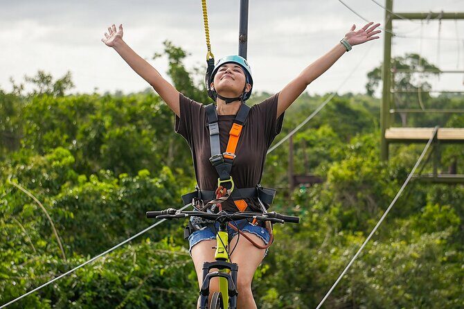Sky Trail: Sky Bike, Tarzania, Bungee Swing & Zip Line with lunch - The Guides & Overall Service