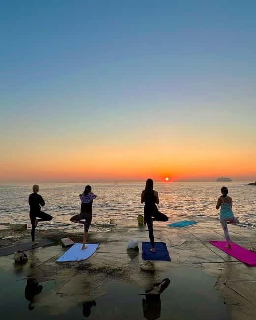 Sliema: Beach Yoga Class - A Peaceful Yoga Experience by the Sea