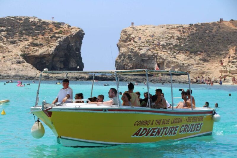 Sliema: Boat Trip to Comino Blue Lagoon, Gozo, and Caves - The Guide and Crew