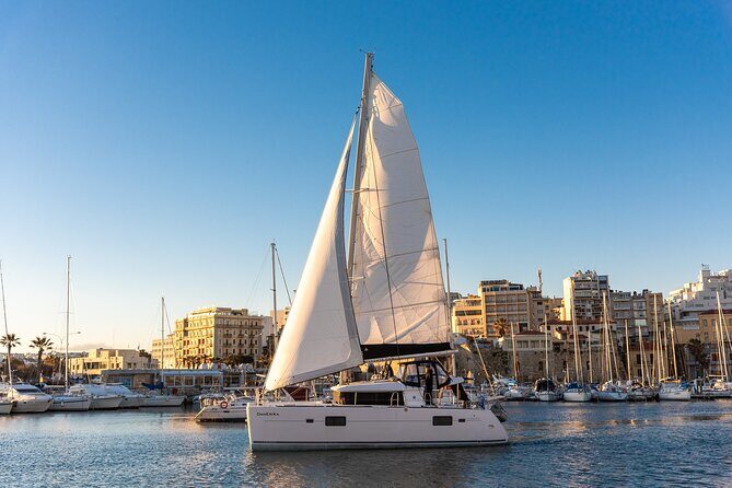 Small Group Santorini Catamaran Cruise with BBQ - The Itinerary in Detail