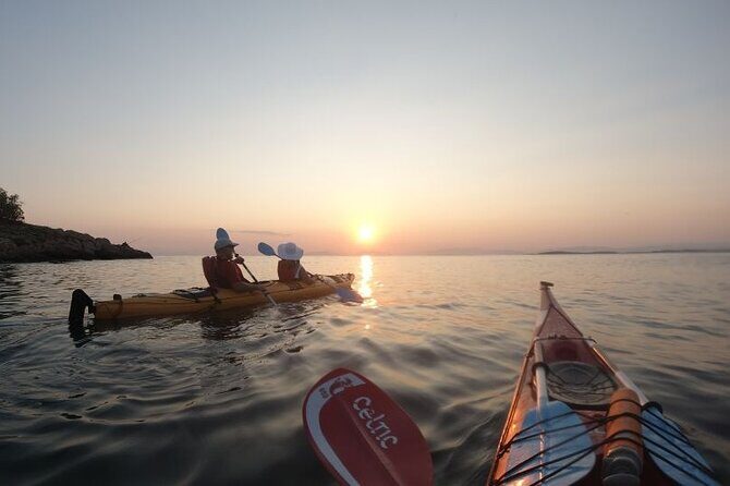 Small Group Sunset Sea Kayaking in Athens Riviera with Snorkeling - Key Points