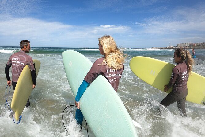 Small Group Surf Coaching in Porto with photos - Key Points