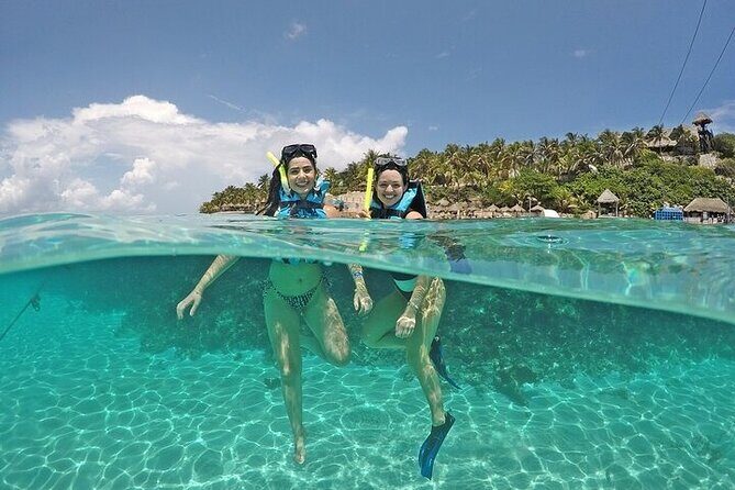 Snorkeling all Day Garrafon Reef Park VIP Isla Mujeres & Kayacking & Beach Club - Key Points