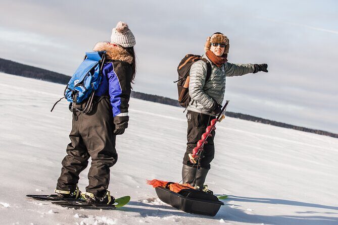 Snowshoeing and Ice Fishing Tour - An Authentic Arctic Adventure in Rovaniemi