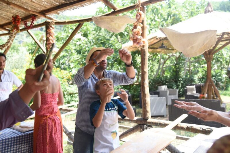 Sorrento: Pizza Lesson, Wine, and Limoncello at a Local Farm - Transportation and Group Size