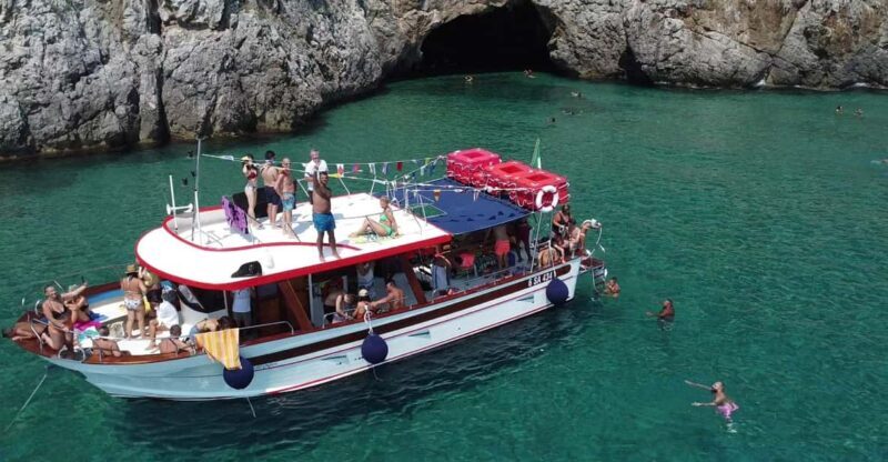 Sperlonga: Boat Cruise to the Blue Grotto with Swimming - The Itinerary in Detail