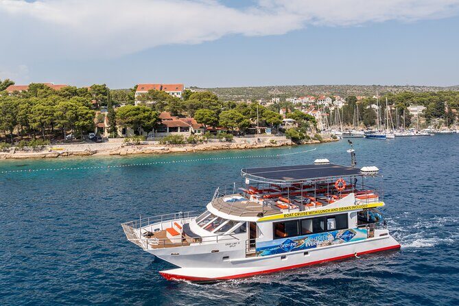 Split: Hvar, Bra, and Pakleni Cruise with Lunch and Drinks - The Catamaran and Onboard Comfort