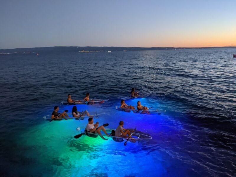 Split: Illuminated Evening Guided Kayaking Tour - Exploring the Beautiful Coastline