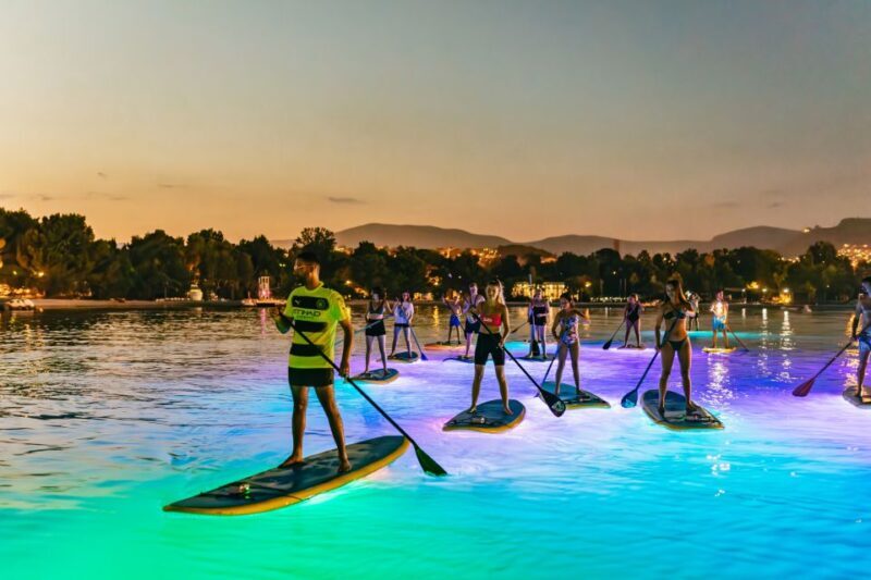 Split: Stand Up Paddleboard Night Glow Tour - Key Points