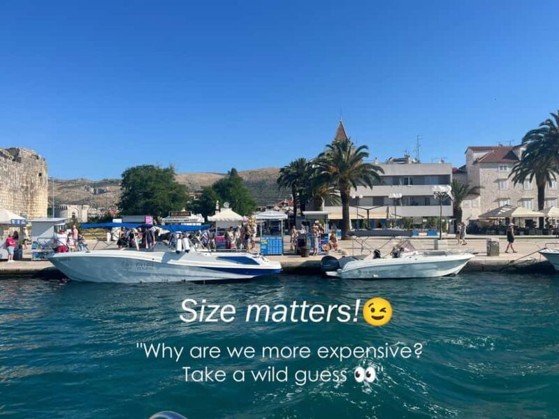 Split/Trogir: Half-Day 3-Island Speedboat Adventure - What’s Included and Not