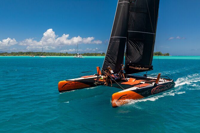 SPORT PRIVATE Catamaran Bora Bora : Half Day Trip - The Allure of the Bora Bora Catamaran Experience