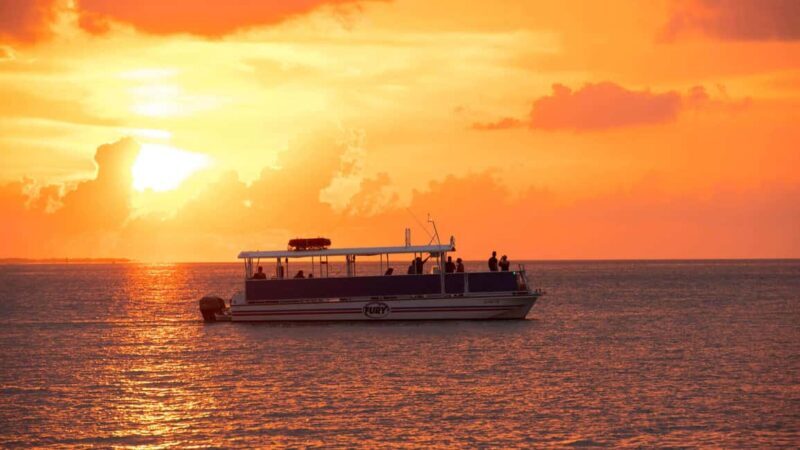 St Augustine: Champagne Sunset Cruise w Nights of Lights opt - Key Points