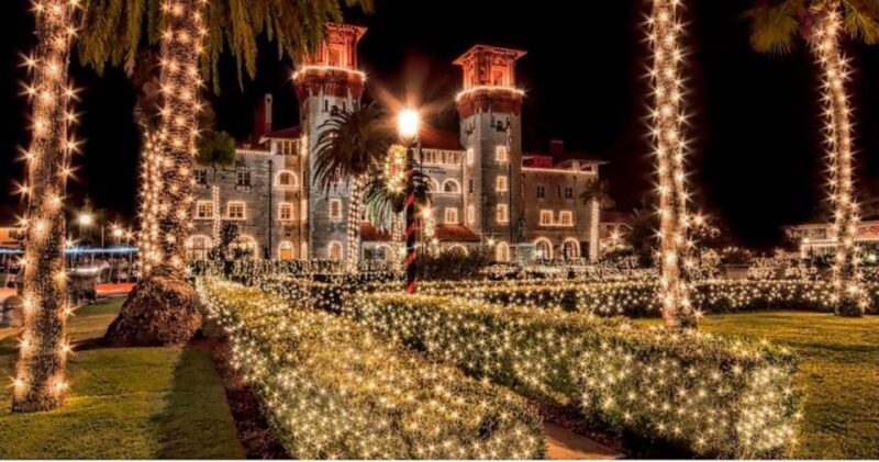 St Augustine: Nights of Lights Tour by Electric Cart - Key Points