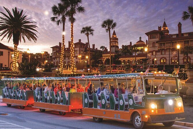 St. Augustine Nights of Lights Tour - Each Booking is a Row for 4 - Key Points
