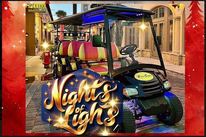 St Augustine Nights of Lights Tour on Premium Electric Cart - Introduction