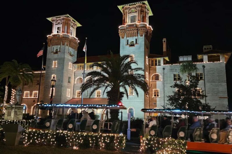 St Augustine: Nights of Lights Trolley Tour - Key Points