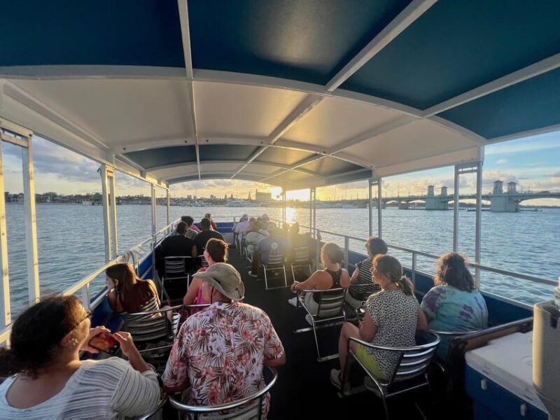 St. Augustine: Sunset Boat Tour with Dolphin Spotting - An Authentic Water Adventure in Historic St. Augustine