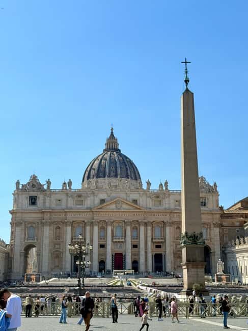 St.peter's Basilica Tour with Dome View & Underground Access - Key Points