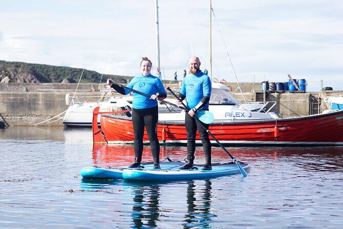 Stand Up Paddleboarding Lesson in Historic Portknockie Harbour - An In-Depth Look at the SUP Experience
