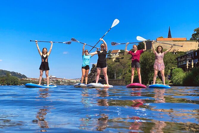 Stand-Up Paddleboarding on the Vltava River in Prague - Paddle Your Way Through Prague: A Stand-Up Paddleboarding Adventure on the Vltava River