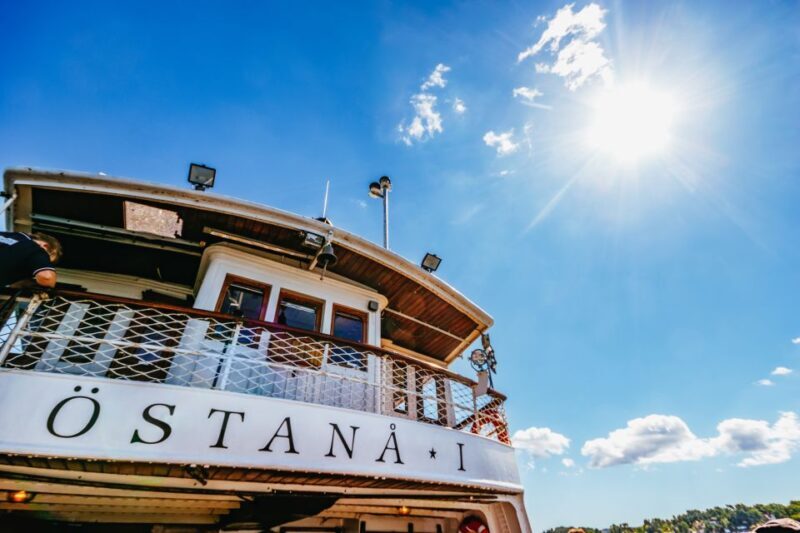 Stockholm: City Archipelago Sightseeing Cruise with Guide - Key Points
