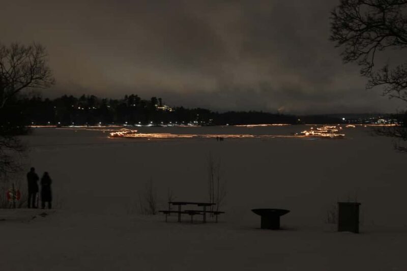 Stockholm: Ice Skating with fire & chance of Northern Lights - Key Points