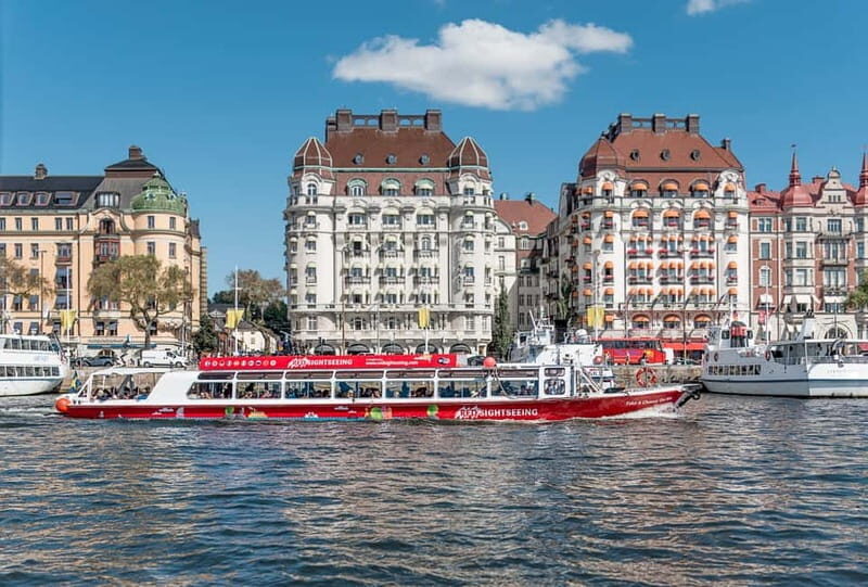 Stockholm: Royal Bridges & Canal Boat Tour with Audio Guide - What You Can Expect from the Itinerary