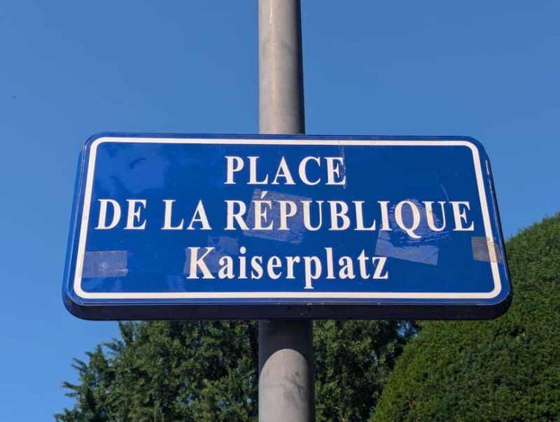 Strasbourg : guided walking tour through the wars 1871-1945 - Key Points  