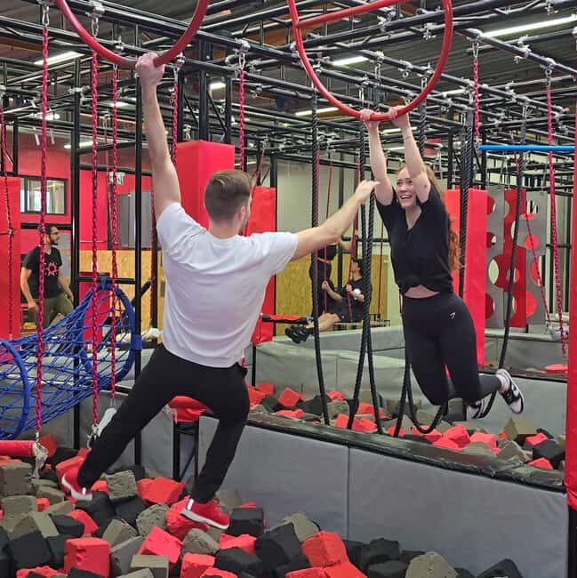 Strasbourg - Ninjastorm: Entrance to the obstacle course - The atmosphere and environment