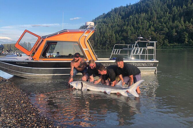 Sturgeon fishing on the Fraser river - Key Points