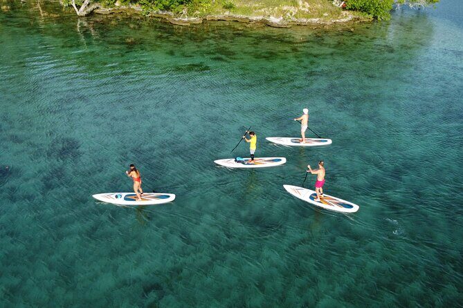 Sunrise on Paddleboard with breakfast in the lagoon of 7 colors - A Deep Dive into the Sunrise Paddleboard Experience