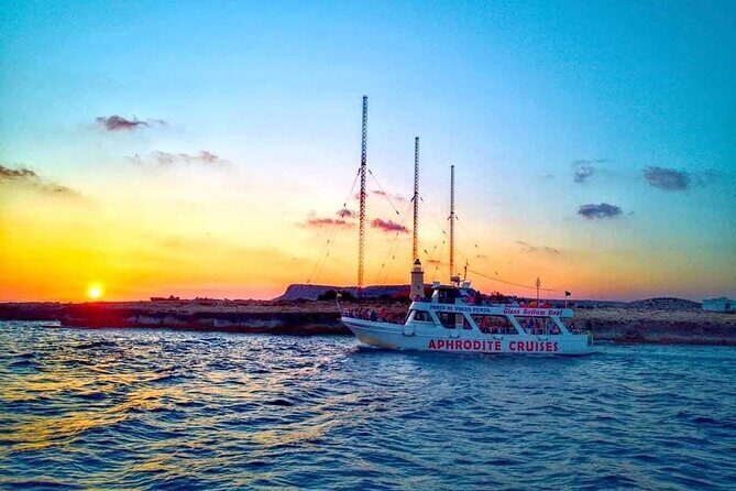 Sunset Boat Trip to Cape Greco and Blue Lagoon - Experience the Sunset Boat Trip to Cape Greco and Blue Lagoon in Protaras, Cyprus