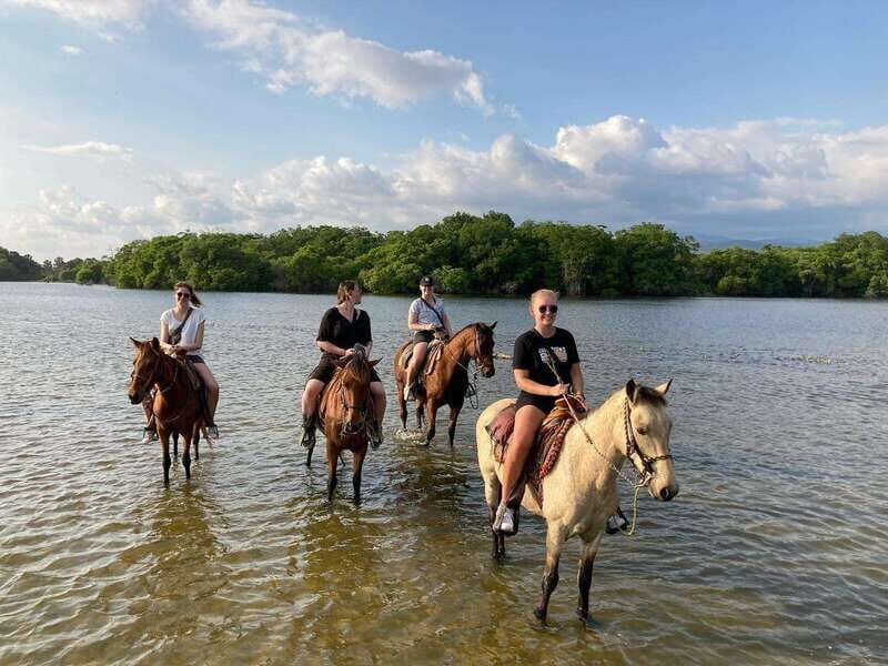 Sunset by Horse on the Beach - The Landscape and Authentic Experience