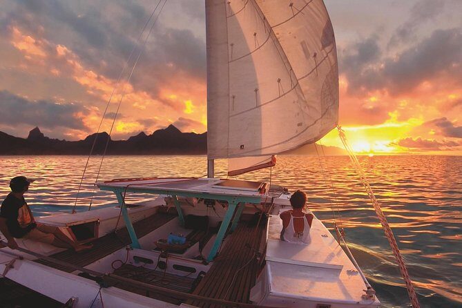 Sunset Cruise : Moorea Sailing on a Catamaran named Taboo - An in-depth look at the Moorea Sunset Cruise