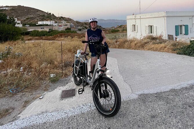 Sunset e-bike tour Milos Highlights with Greek Mezes - Key Points