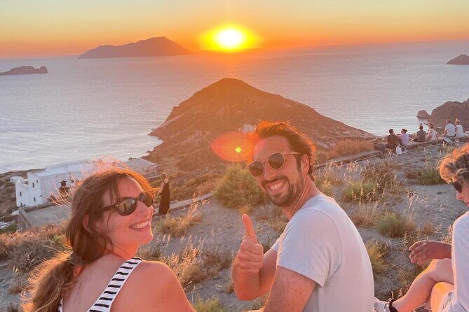 Sunset e-bike tour Milos Highlights with Greek Mezes - FAQs