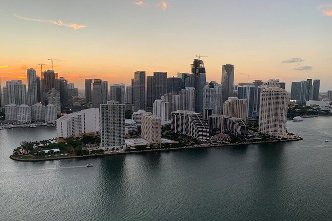 Sunset or Night time helicopter tour in Miami - Key Points