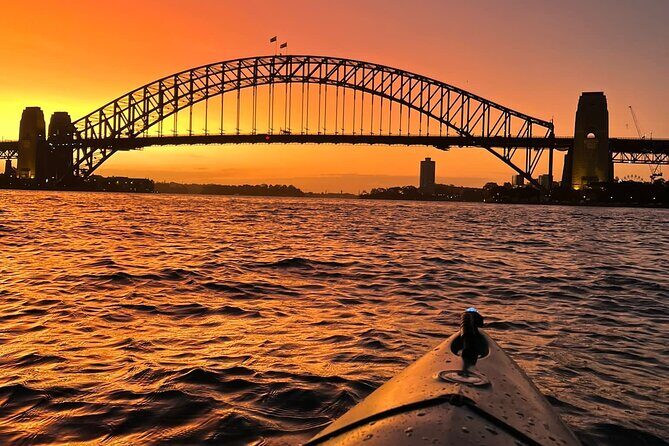 Sunset Paddle Session on Sydney Harbour (single kayak) - Key Points