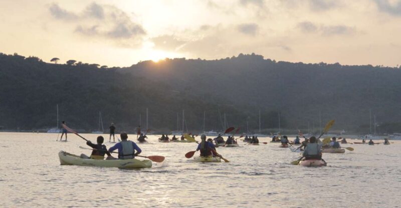 Sunset trip kayak tour in the gulf of Saint-Tropez - Key Points