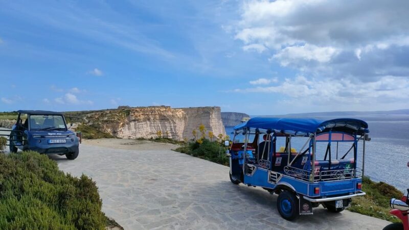 Sunset Tuk Tuk Tour in Gozo & Blue Lagoon (Comino) - Key Points