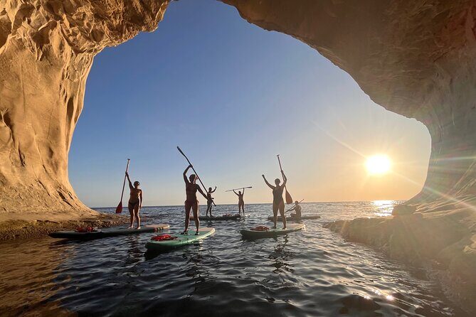 SUP Sunset Paddling to Ta Marija Caves - Exploring Malta’s Coastline by SUP: A Sunset Adventure to Ta Marija Caves