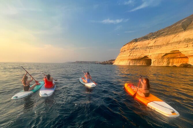 SUP Sunset Paddling to Ta Marija Caves - Key Points