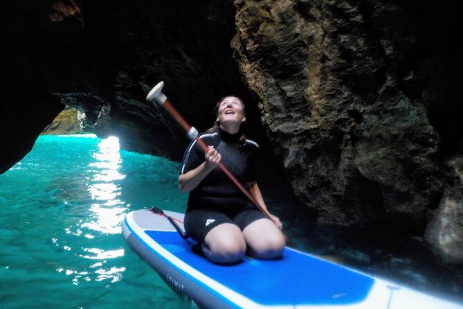 SUP Tour in Algarve Ingrina Caves w/ Snorkeling & Photos Included - FAQs