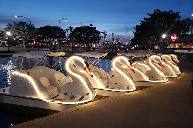 Swan Boat Rental at Rainbow Lagoon in Long Beach - Swan Boat Rental at Rainbow Lagoon in Long Beach