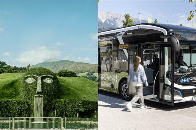 Swarovski Crystal Worlds Admission Ticket Including Shuttle Transfer from Innsbruck - Key Points
