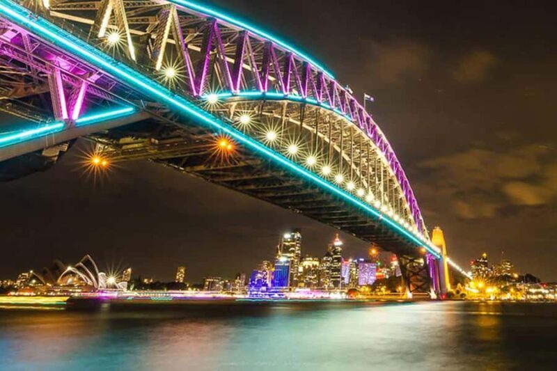 Sydney: Bring Your Own Drinks Vivid Harbour Cruise - Key Points